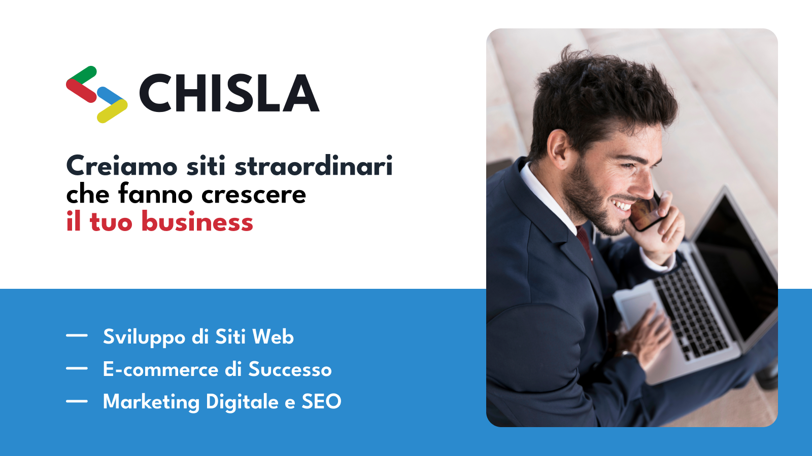 Sviluppo di Siti Web — Chisla — Agenzia Digitale